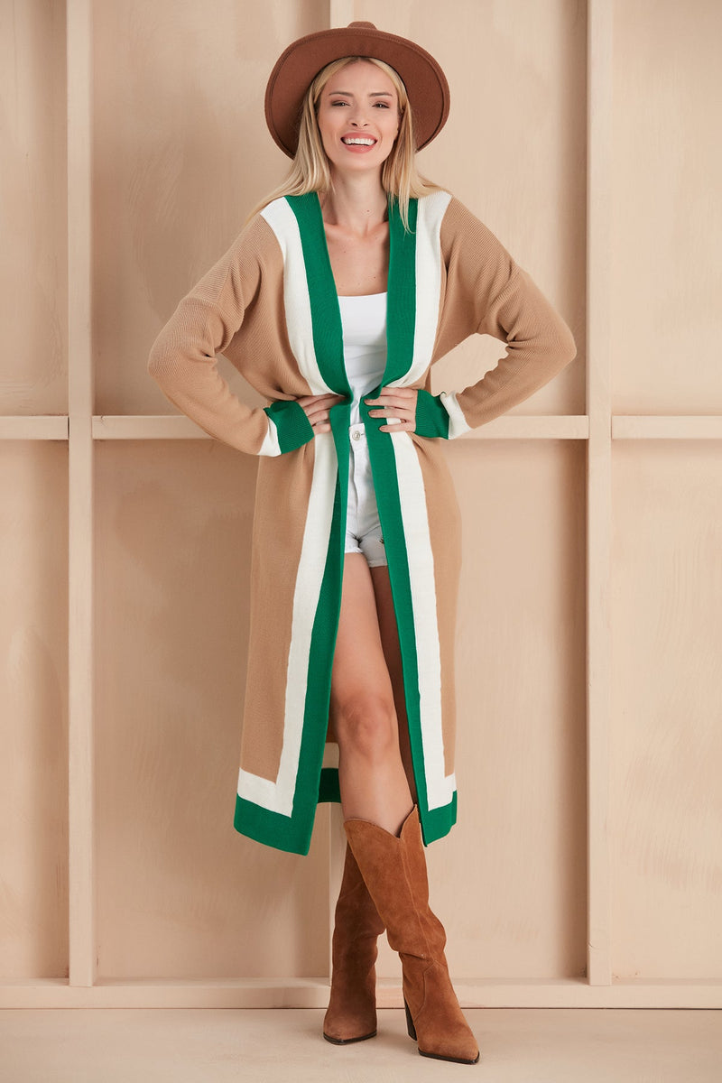 Cardigans | Knitwear | Oversize Knitted Longline Cardigan – Jenerique
